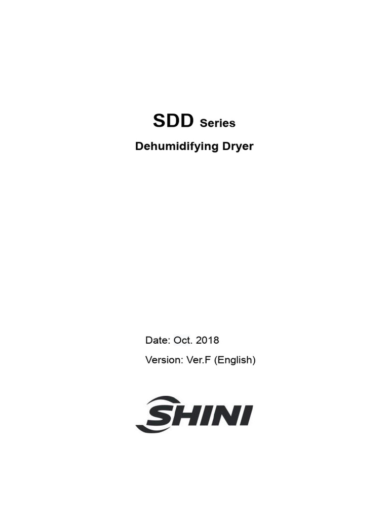 Dehumidifying Dryer SDD | Download Free PDF | Humidity | Pipe (Fluid ...