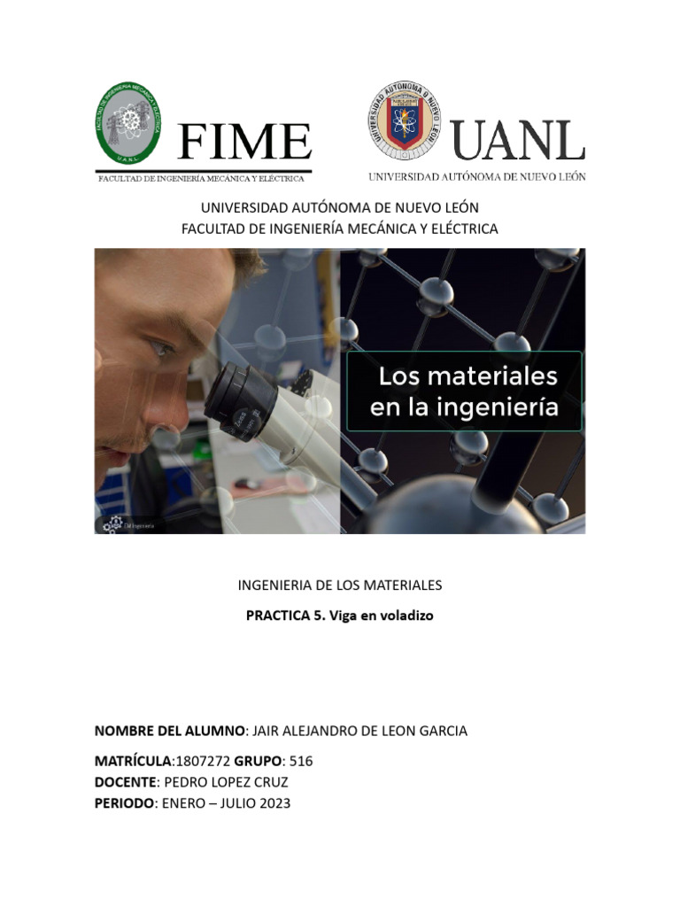 Análisis de Viga en Voladizo | PDF | Viga (Estructura) | Doblar