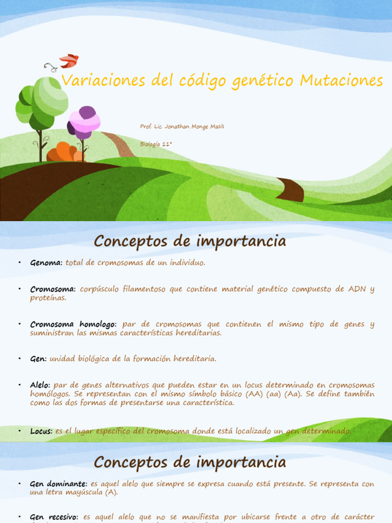 Mutaciones y Biotecnología. | PDF | Dominancia (Genética) | Cigosidad