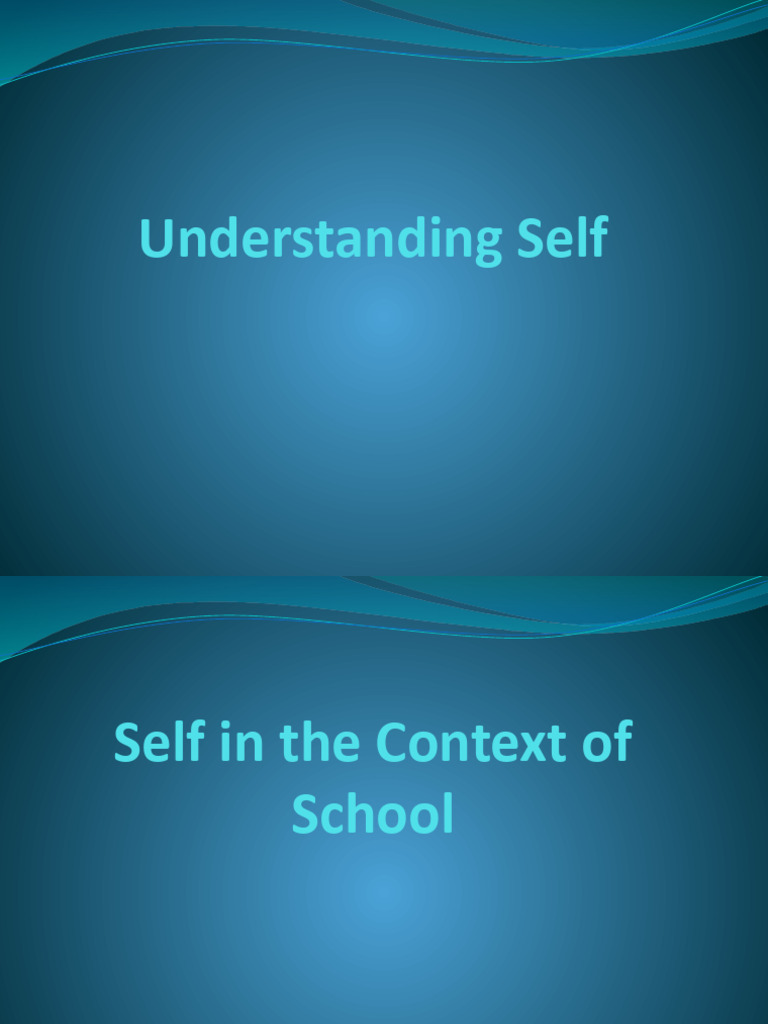 Self PPT 1 | PDF | Attitude (Psychology) | Psychology