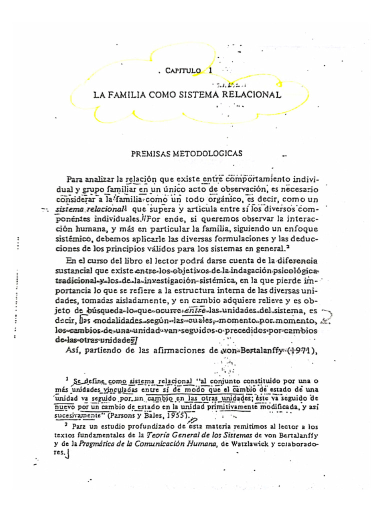 La Familia Como Un Sistema Relacional | PDF