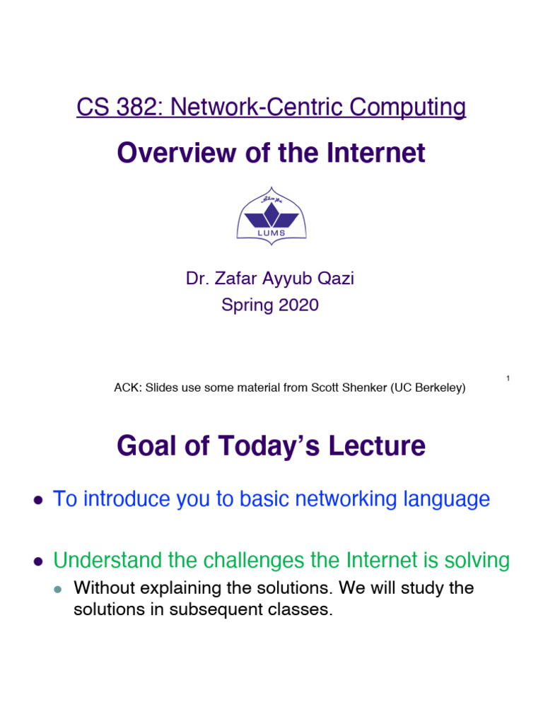 Lec 2 | Download Free PDF | Computer Network | Routing