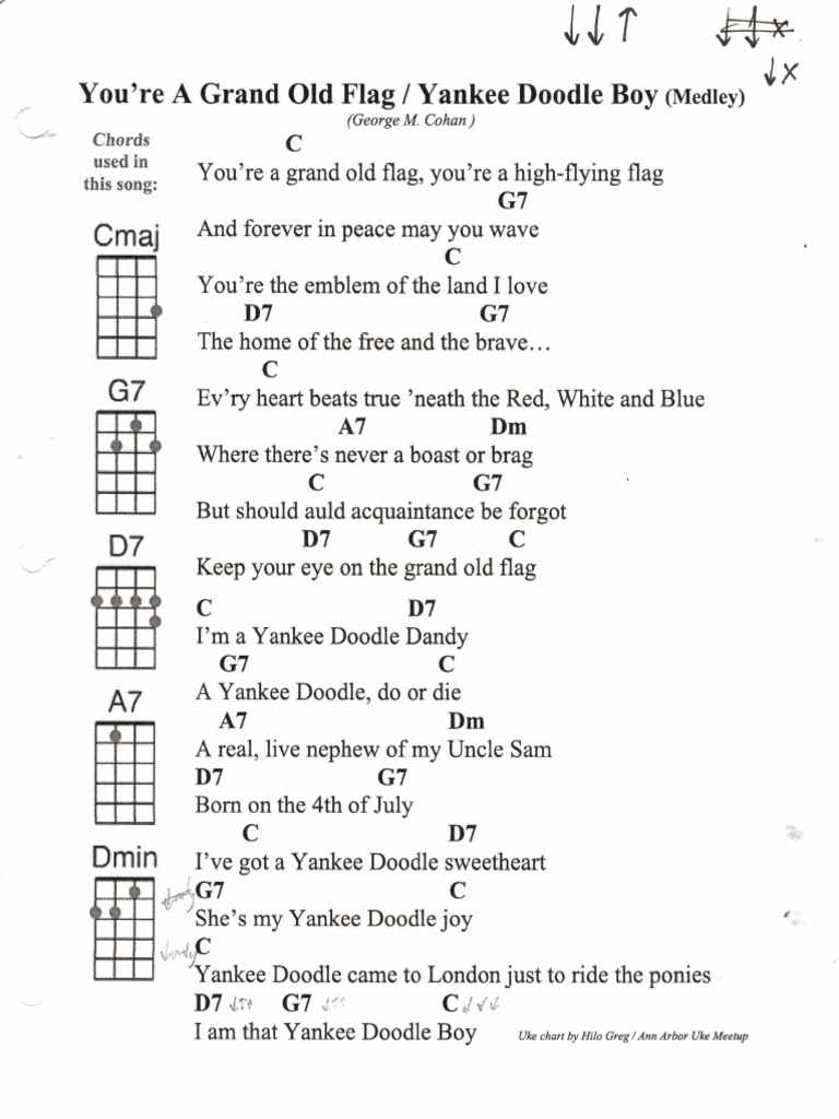 You're A Grand Old Flag Yankee Doodle Boy Medley | PDF