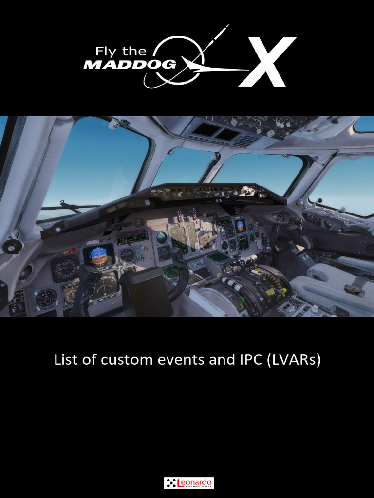 List of Commands MD80 MSFS2020 | PDF | Aviation | Aircraft