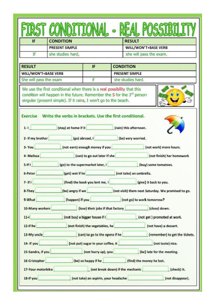 1st Conditional | PDF