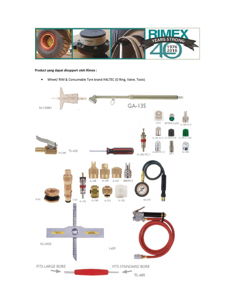 Produk-Produk Yang Bisa Di-Support Oleh RIMEX | PDF | Motor Vehicle ...
