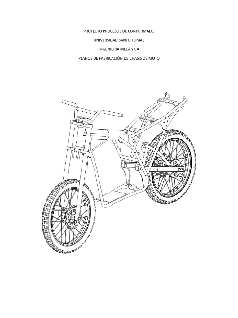 PLANOS de Moto | PDF | Ingeniería mecánica | Metalurgia
