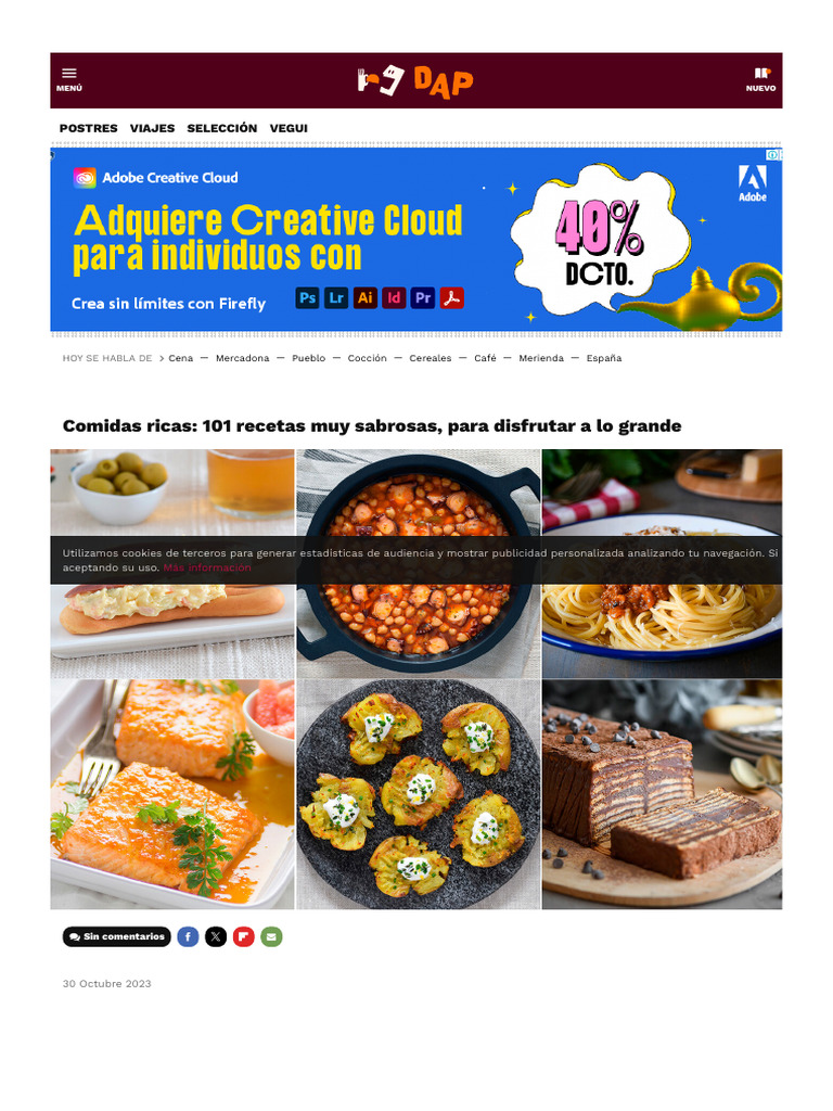 Comidas ricas- 101 recetas muy sabrosas, para disfrutar a lo grande ...