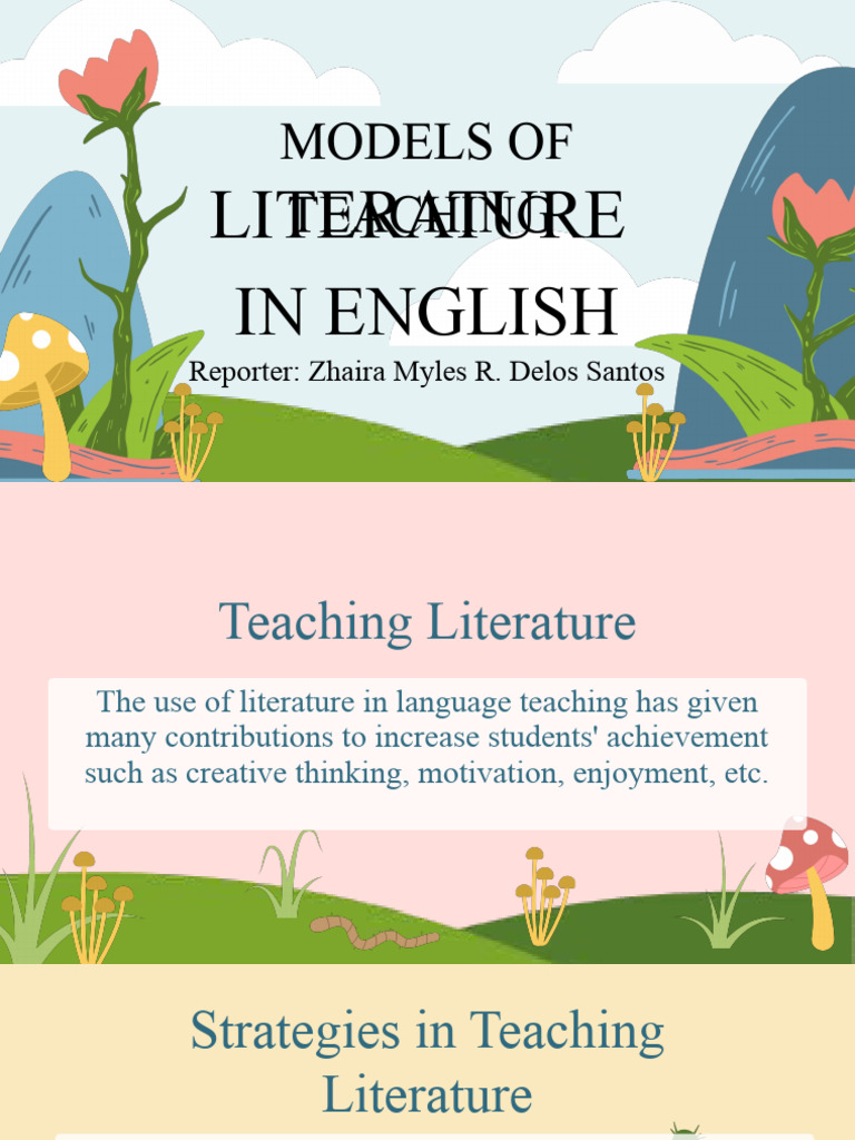 Teaching Models for Literature in English | PDF | Language Arts ...