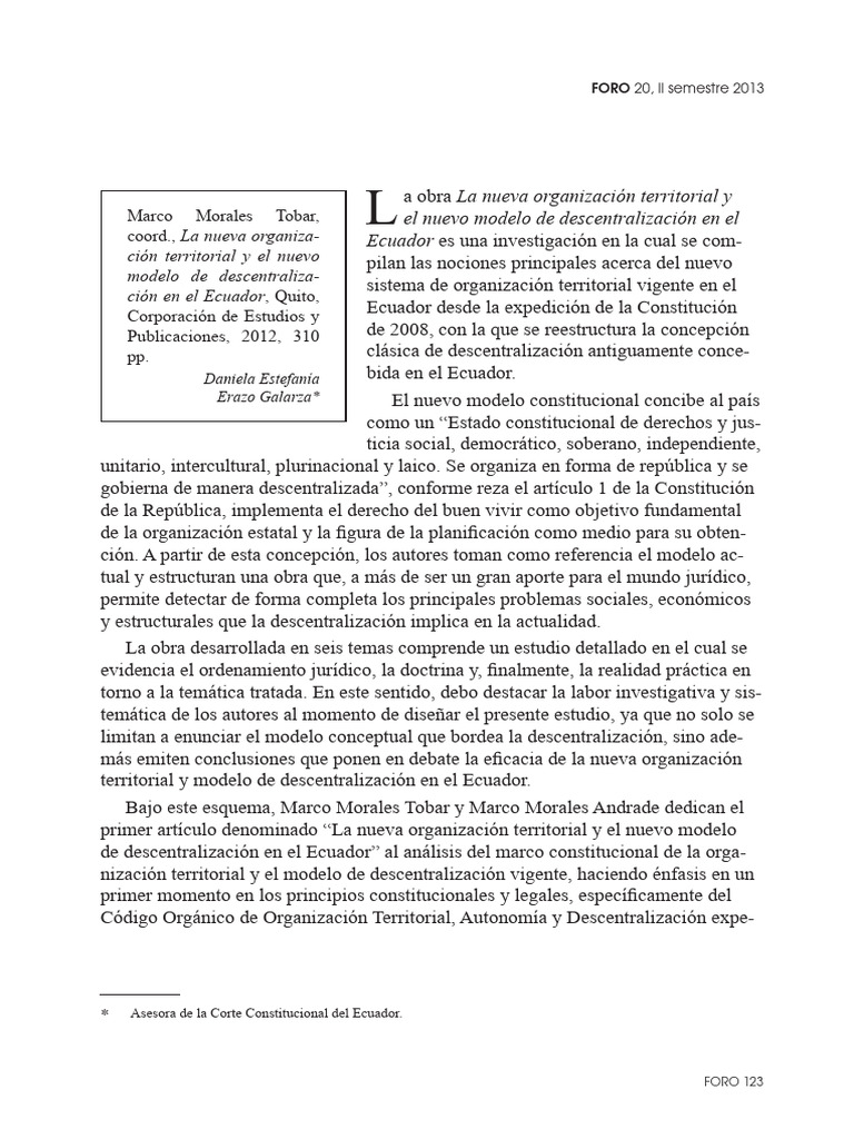 Marco Morales Tobar, Coord., La Nueva Organiza | PDF | Ecuador | Impuestos