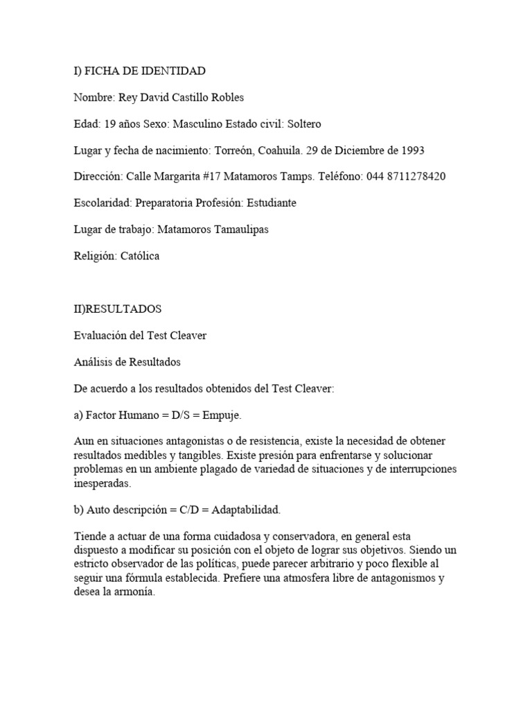 Ejemplo Reporte | PDF