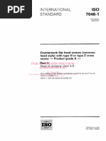 Iso 7046 1 2011 | PDF | Screw | International Organization For Standardization