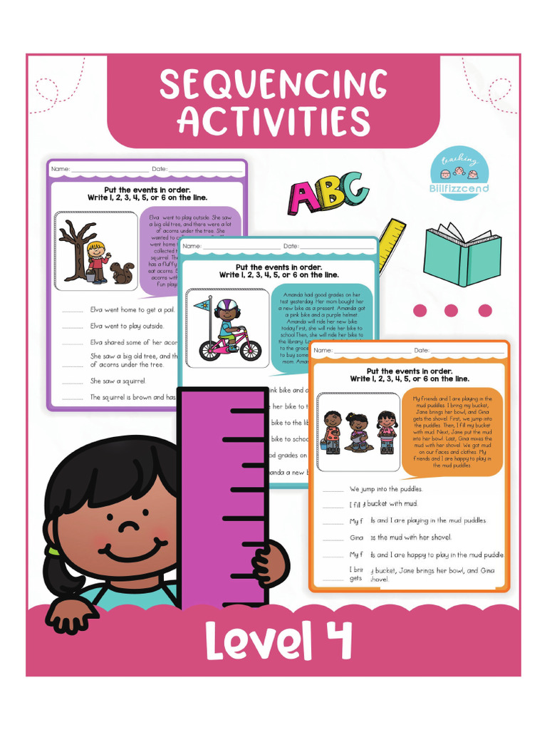 07.sequencing Activities Level 4 | PDF | Chicken Soup | Valentine's Day
