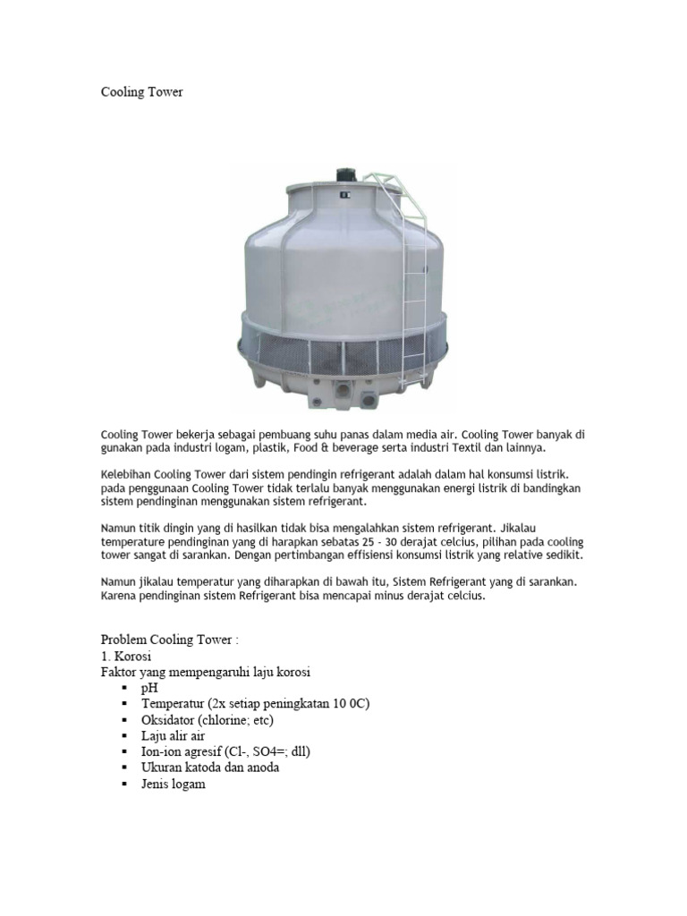 Cooling Tower | PDF