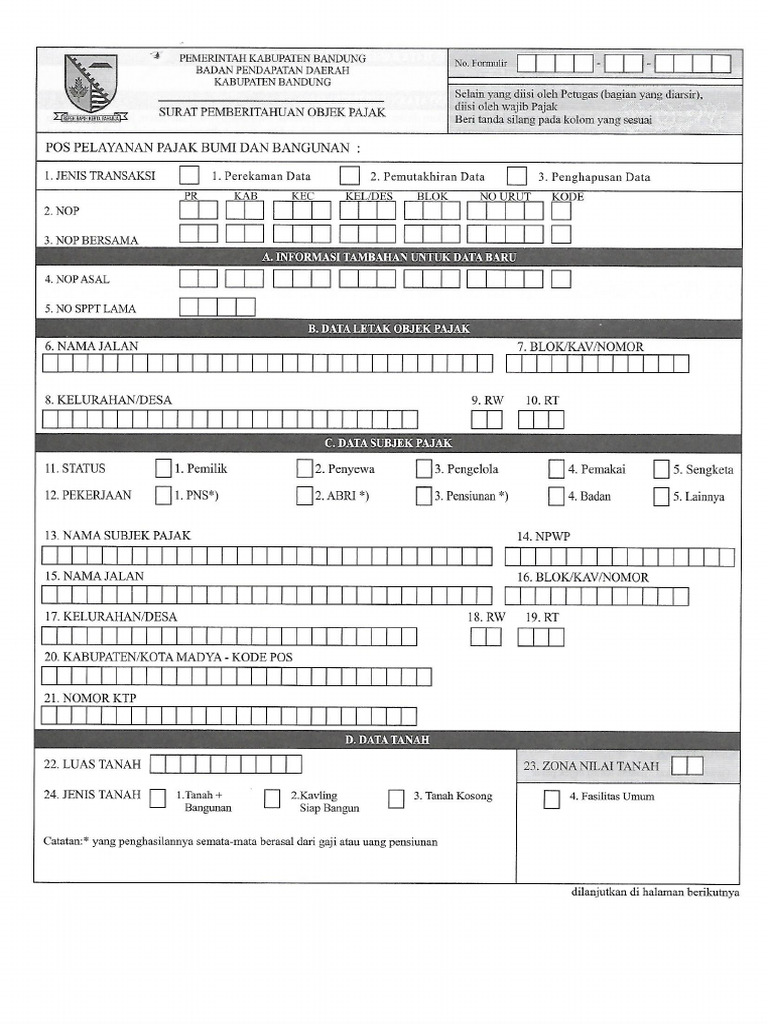 Form PBB Split | PDF