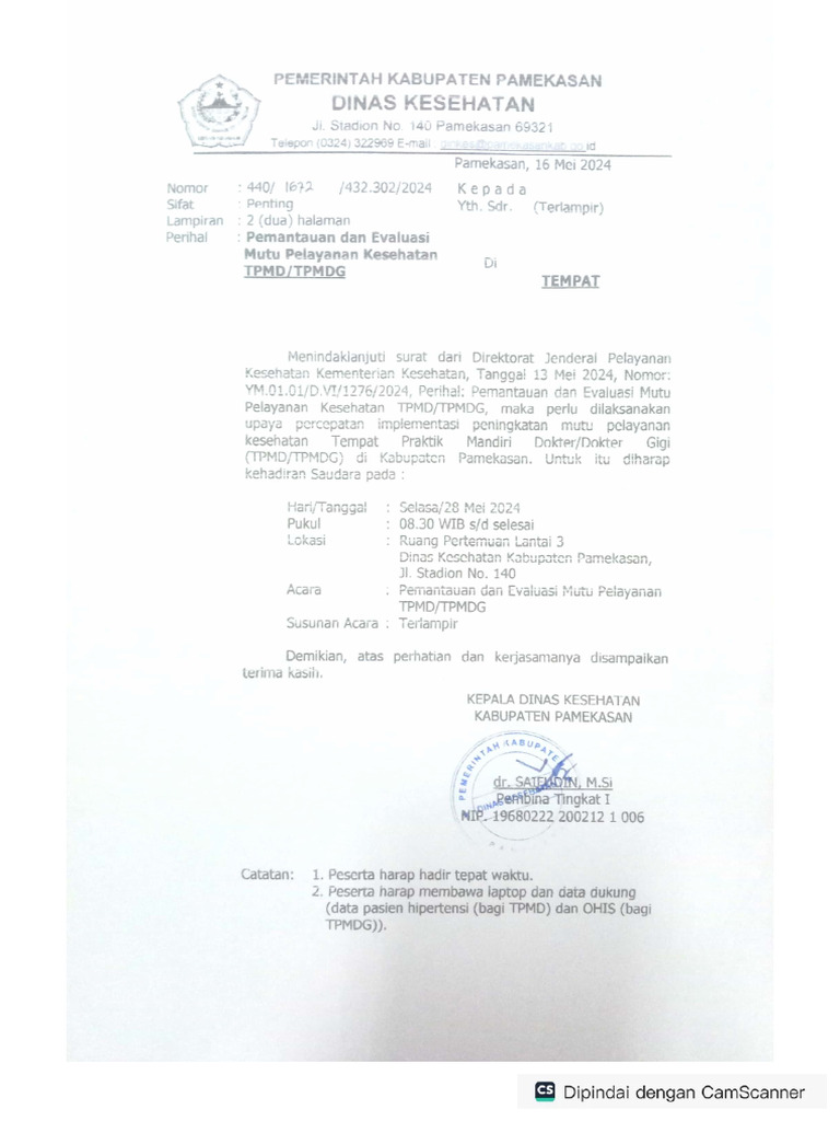 TPMD Dan TPMDG | PDF