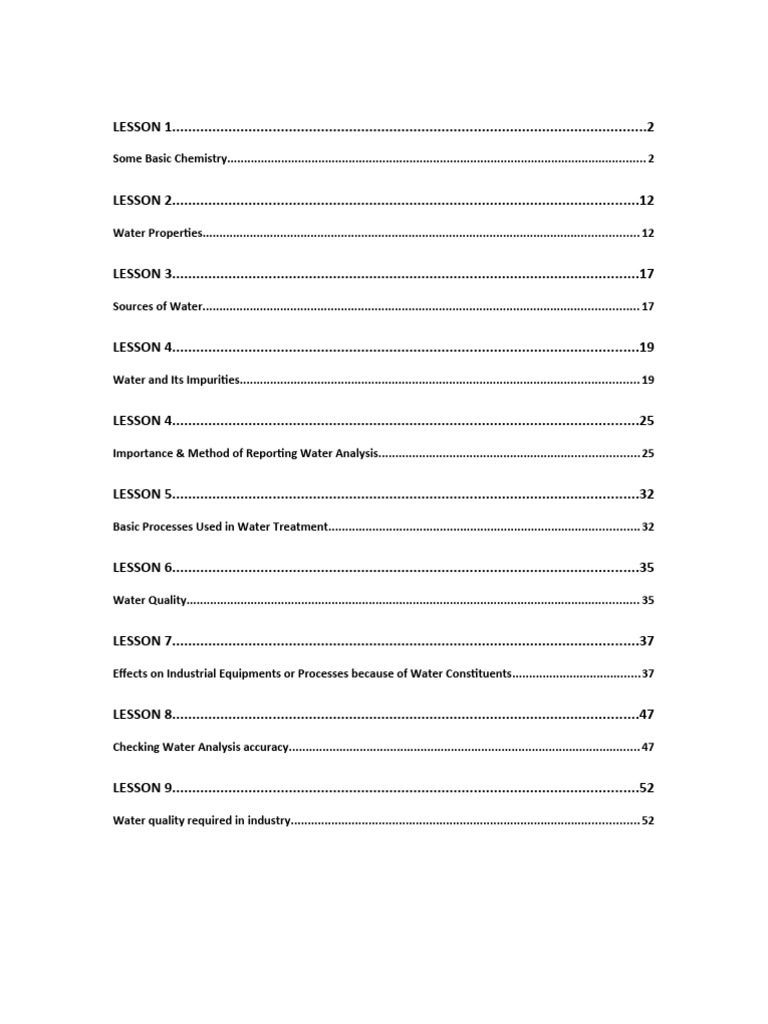 Basics of Water Chemistry | PDF | Chemical Bond | Ph