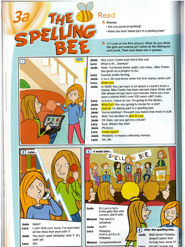 Portal To English Unit 3a | PDF