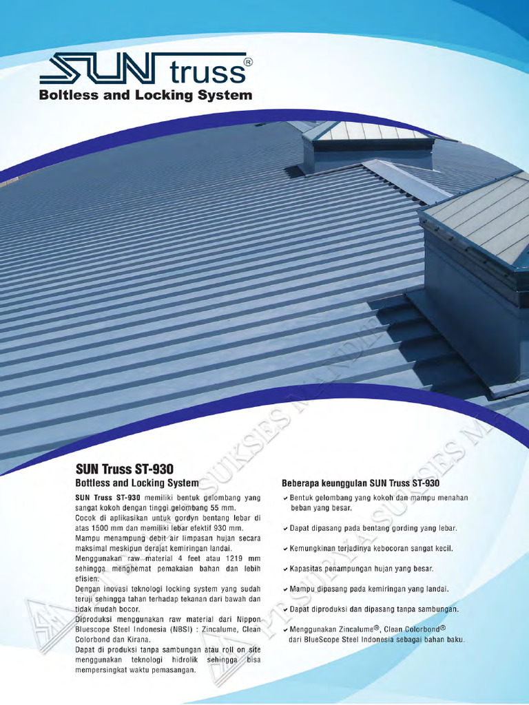Technical Detail Roof Boltless | PDF