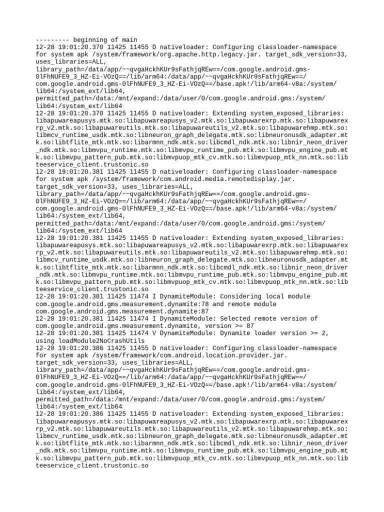 Com - Dual.space - Parallel.apps - Multiaccounts.appscloner Logcat | PDF | Android (Operating ...