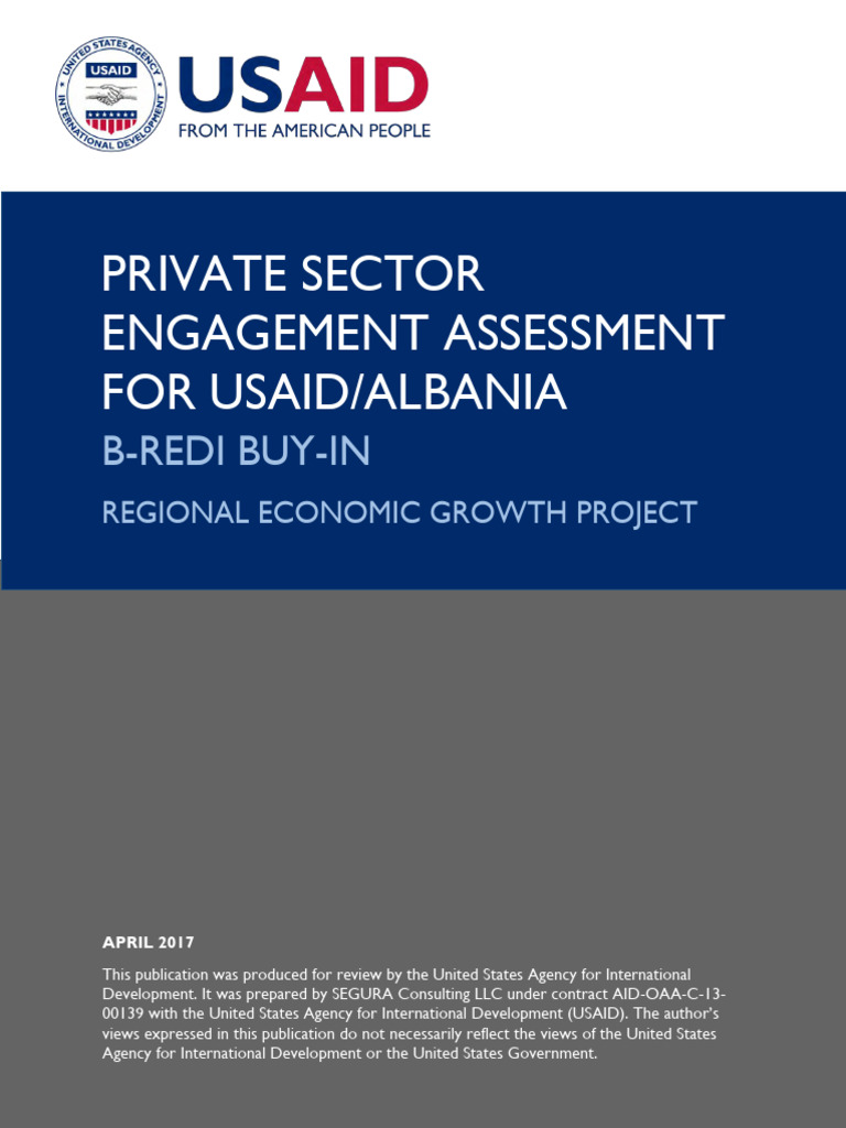 Private Sector Engagement Assessment USAID | PDF | United States Agency ...