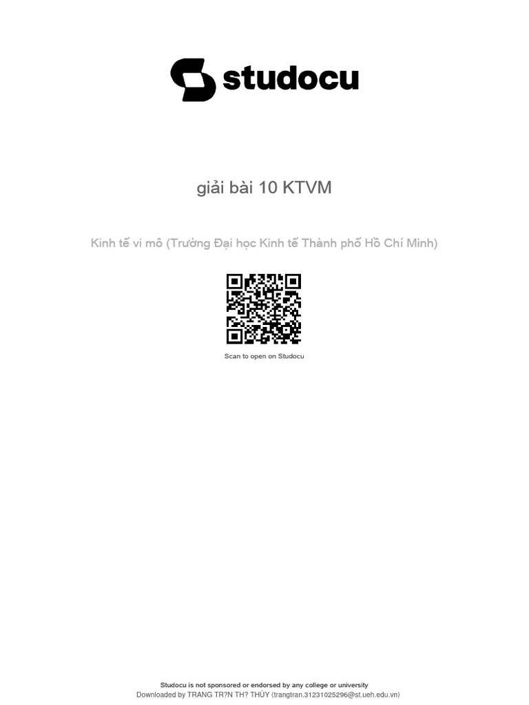 Giai Bai 10 KTVM | PDF