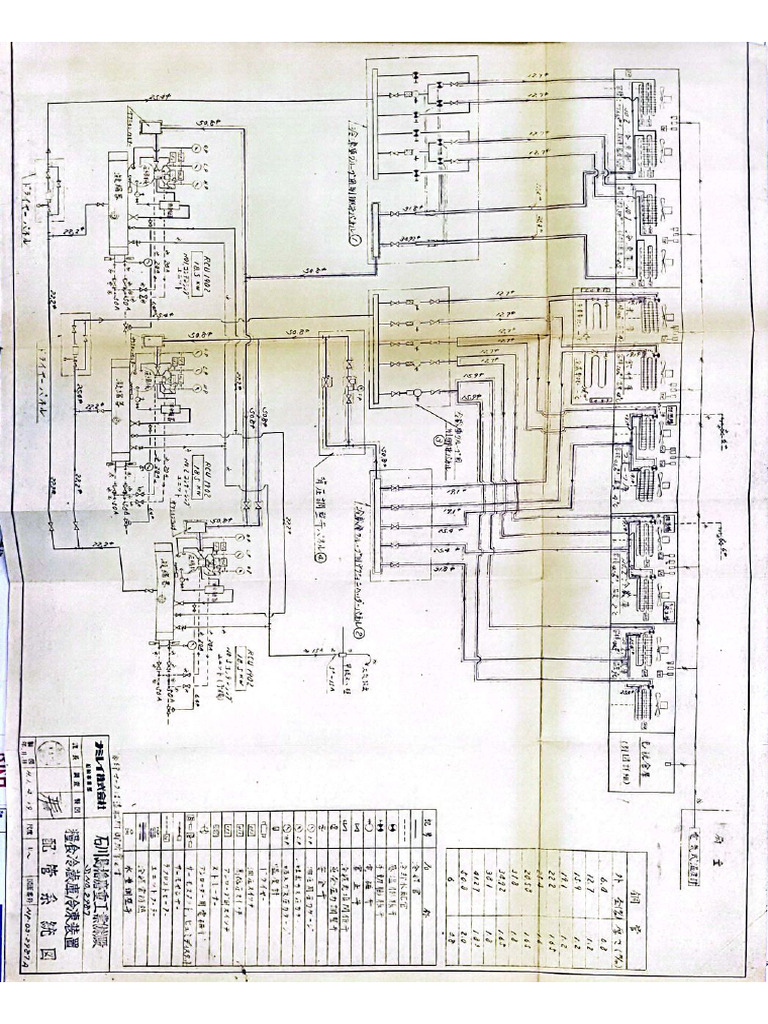 Provision Refri. Plant Systematic Diagram | PDF