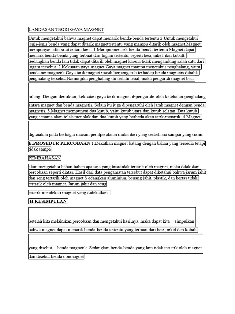 Pengaruh Ketebalan Penghalang Magnet | PDF