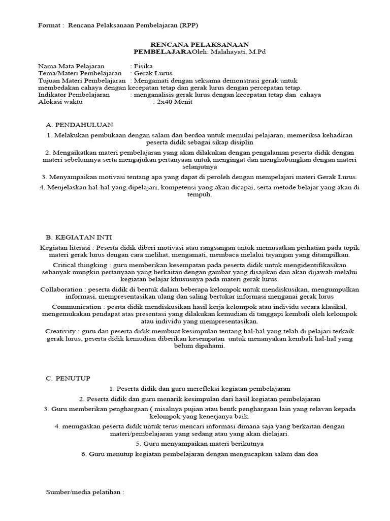 Format RPP CGP 10 REGULER | PDF | Karier & Perkembangan | Sains ...