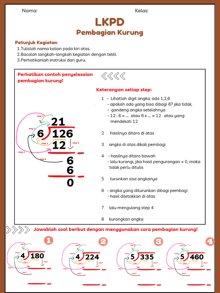 LKPD Mandiri 2 MTK | PDF