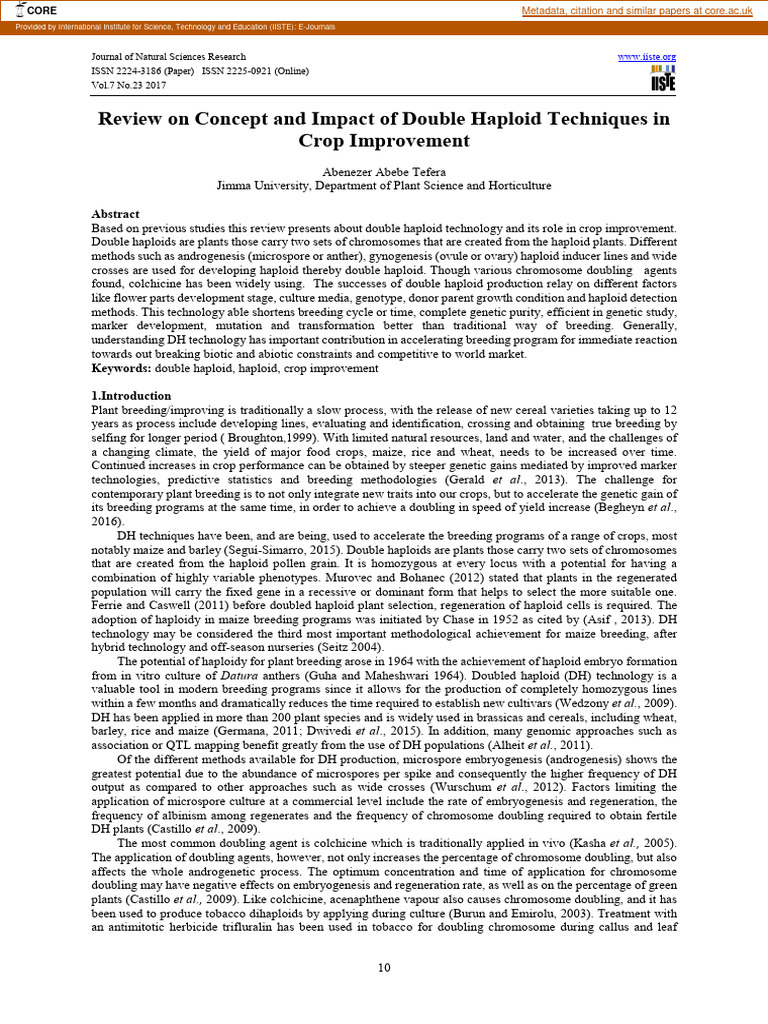 Forward and Reverse Genetics | Download Free PDF | Plant Breeding | Ploidy