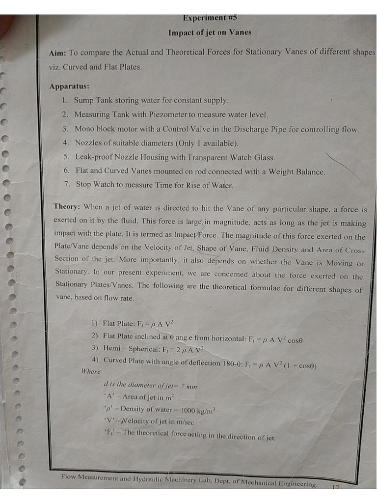 FMHM Lab Manual Cycle - 2 | PDF