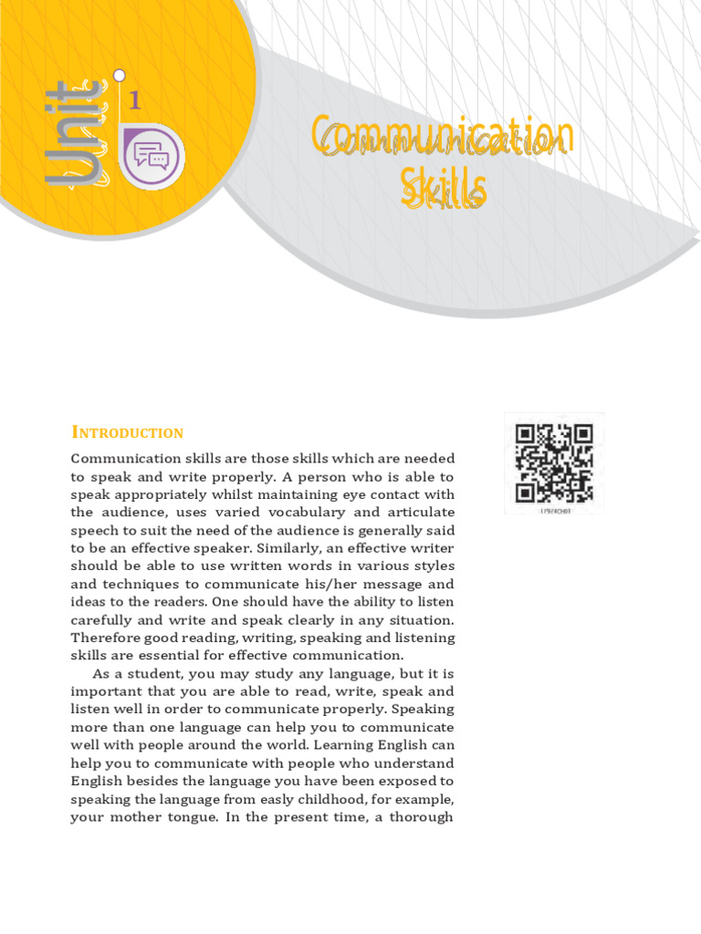 Communication Skills X | PDF | Communication | Nonverbal Communication