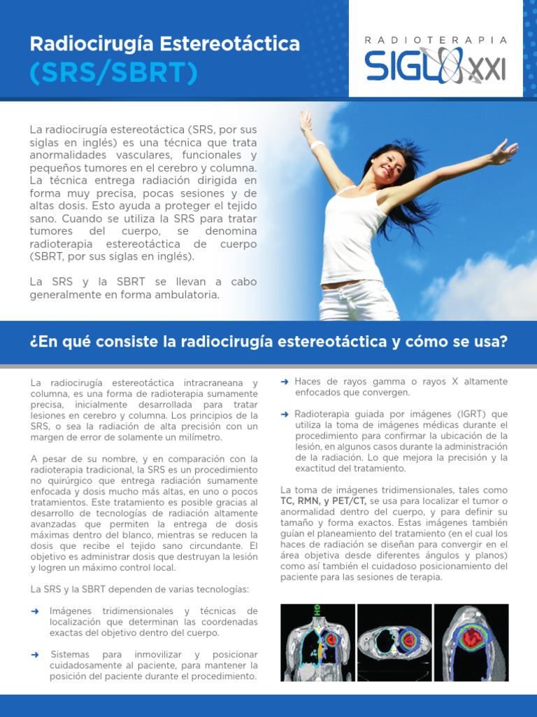 Radiocirugia Estereotactica | PDF | Terapia de radiación | Cáncer