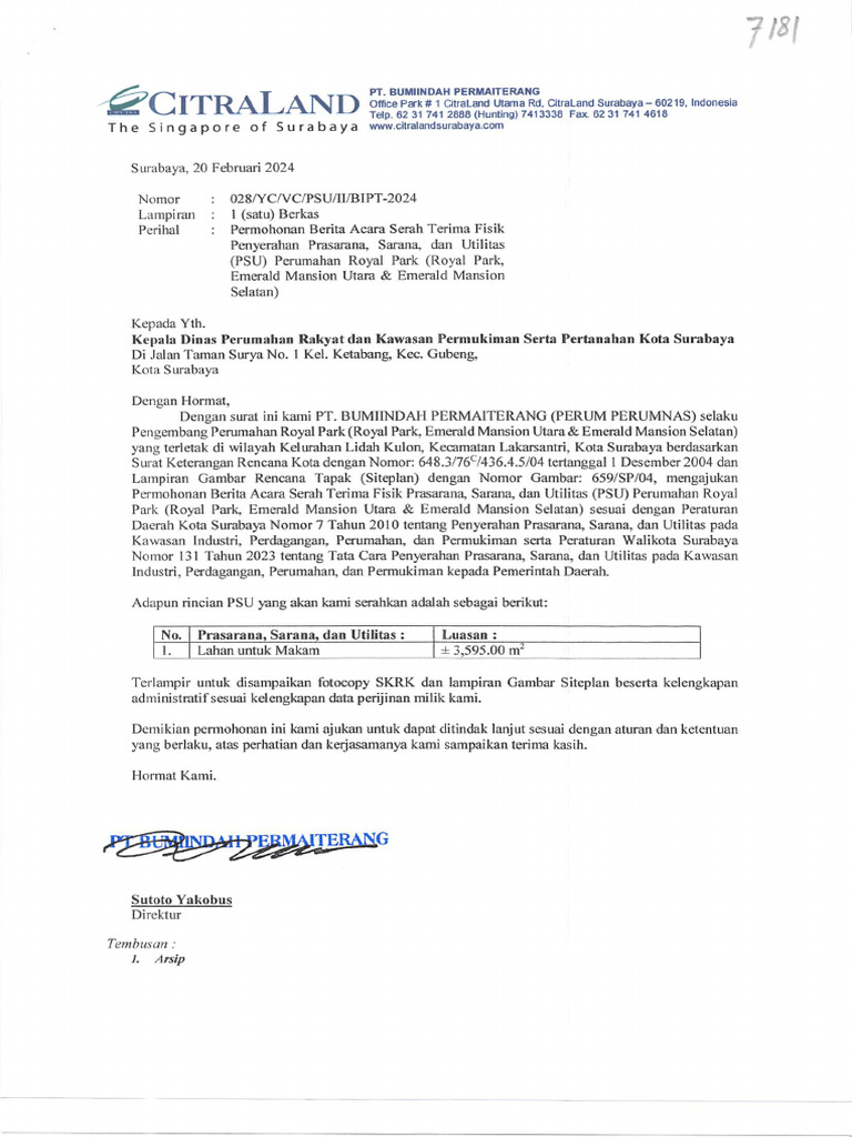 Surat Masuk 2295695 348-Ryp | PDF