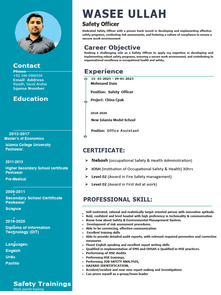 Wasee Ullah, CV | PDF | Computer Security | Security