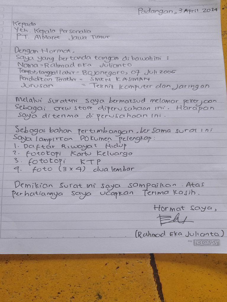 Cv -Rahmad Eka | PDF