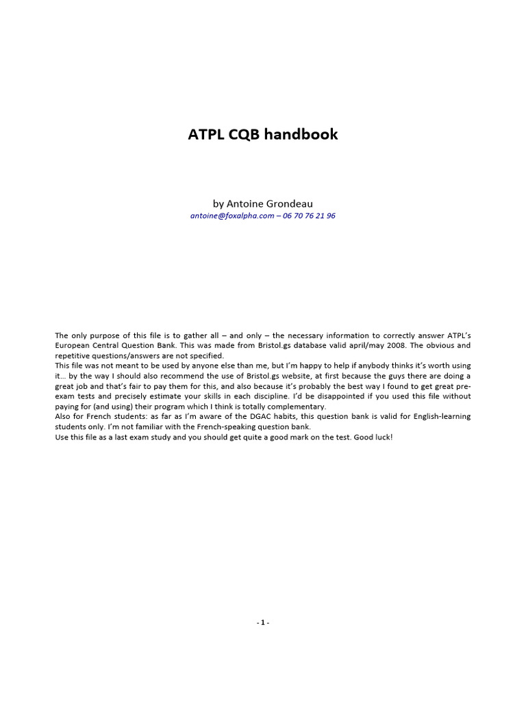Atpl | PDF
