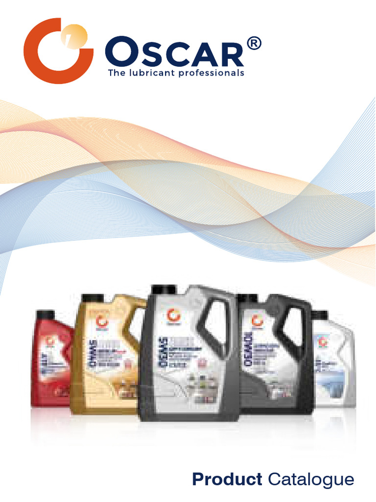 Oscar Lubricants Product Catalogue | PDF | Motor Oil | Diesel Engine