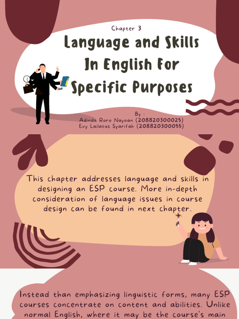 ESP - Chapter 3 - Presentasi Kelompok 3 | PDF | English Language | Grammar