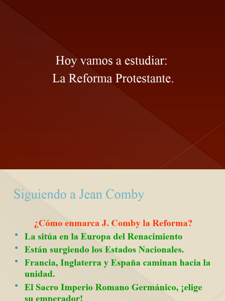 La Reforma Protestante y su Impacto | PDF | Sola Fide | Martin Luther