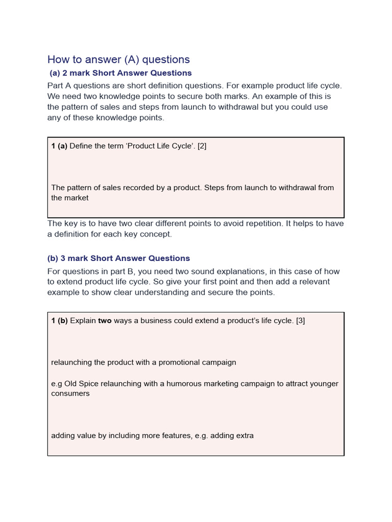 How To Answer Business Questions | PDF | Accounts Payable | Marketing