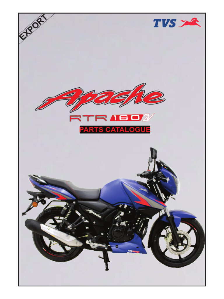 TVS Apache RTR 160 Parts Catalogue | PDF | Clutch | Screw