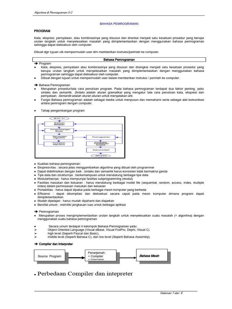Vc2-Bahasa Pemrograman | PDF