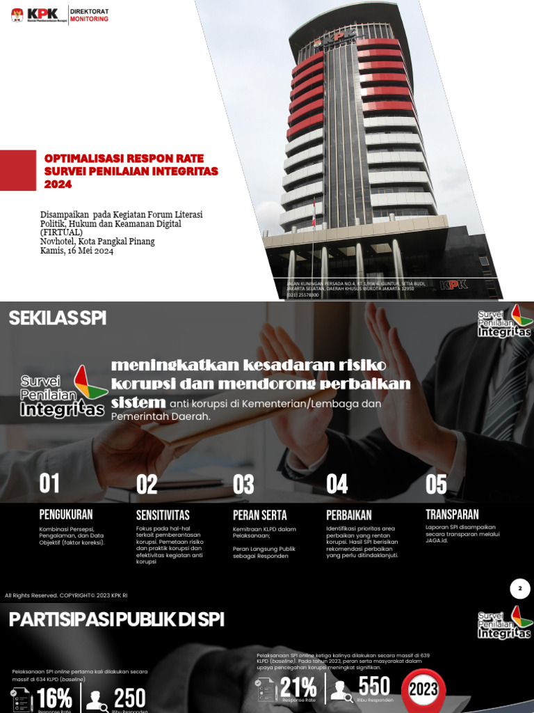 Materi Optimalisasi Respon Rate SPI 2024 | PDF