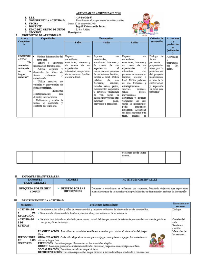 Actividad de Aprendizaje #1 | PDF | Las emociones | Aprendizaje