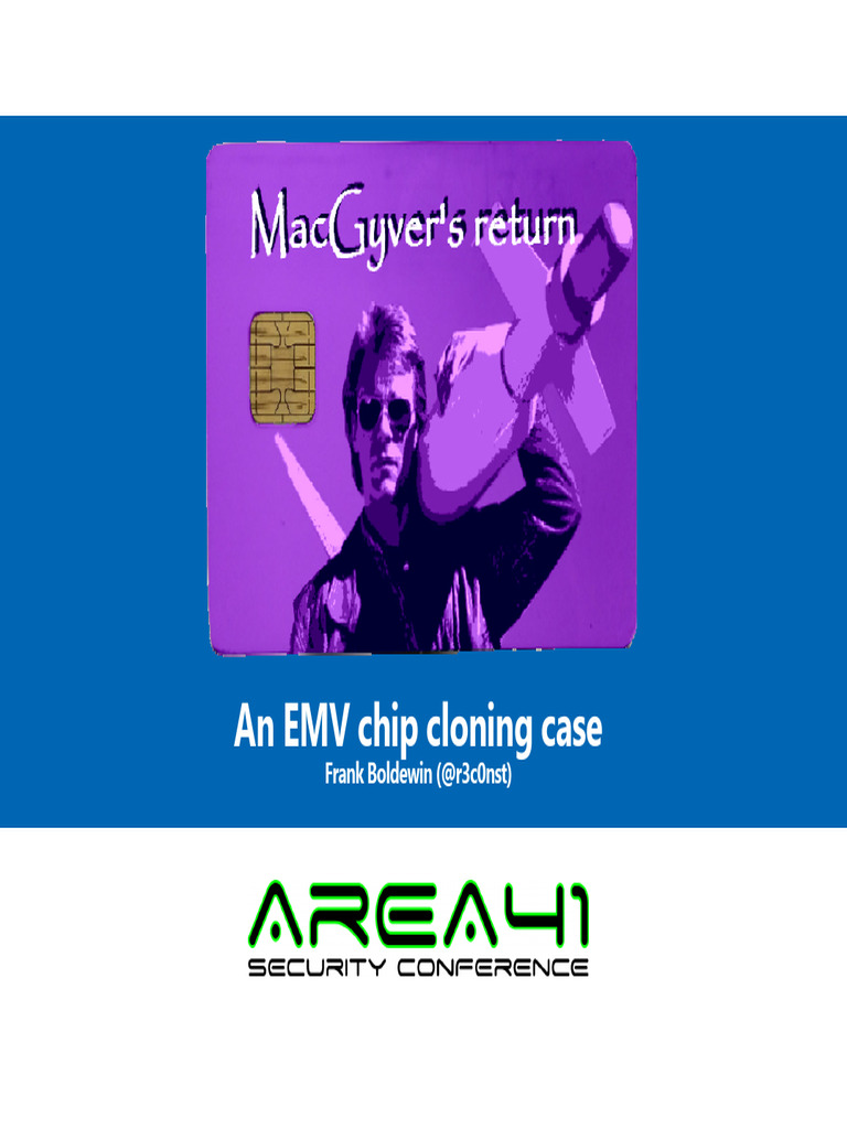 MacGyver's Return - An EMV Chip Cloning Case | PDF | Emv | Smart Card