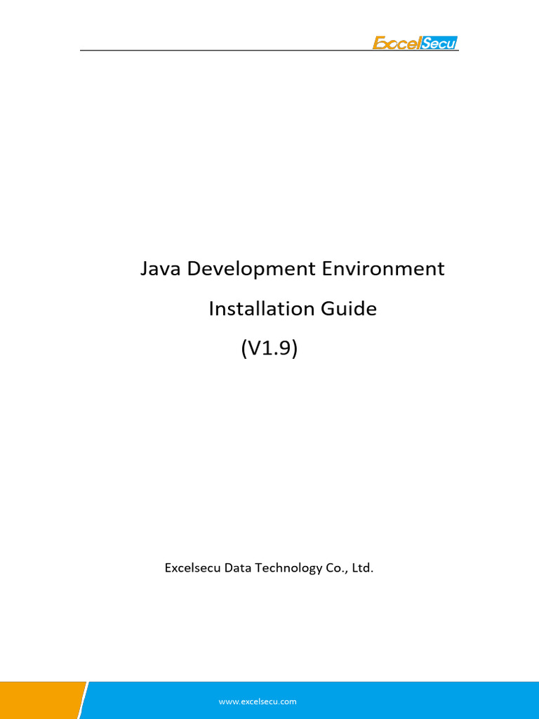 Java Development Environment Installation Guide V1.9 | PDF | Java (Programming Language) | Java ...