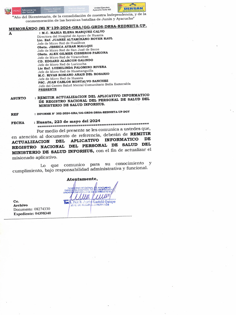 Documentos para Microredes y Hospital | PDF