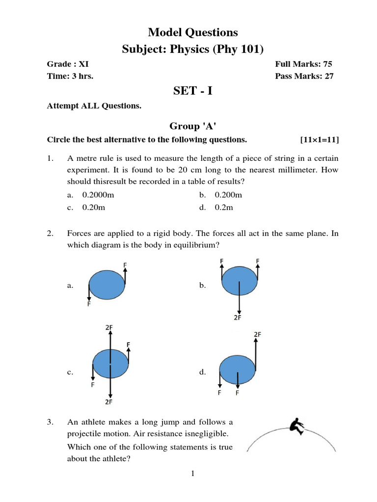 Physics Xi | PDF | Gases | Force